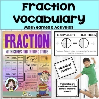 Fractions - Math Vocabulary Cards - Comparing Fractions - Google Slides ...