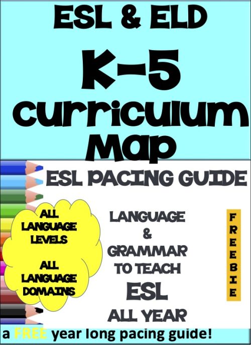 Free ESL Curriculum Map to Simplify Lesson Planning - Fun to Teach