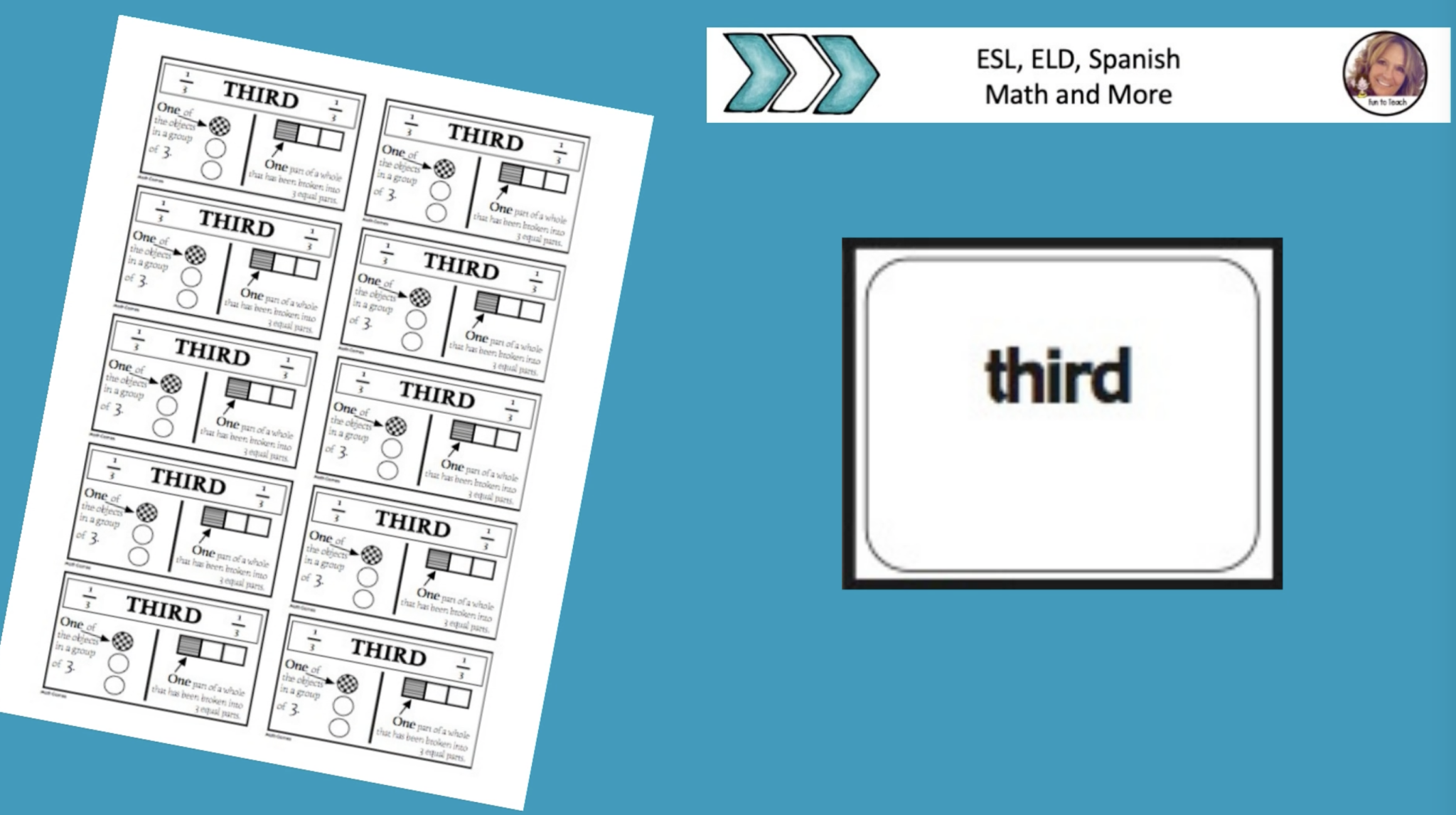 Fraction Vocabulary – Engage Your English Learners - Fun to Teach