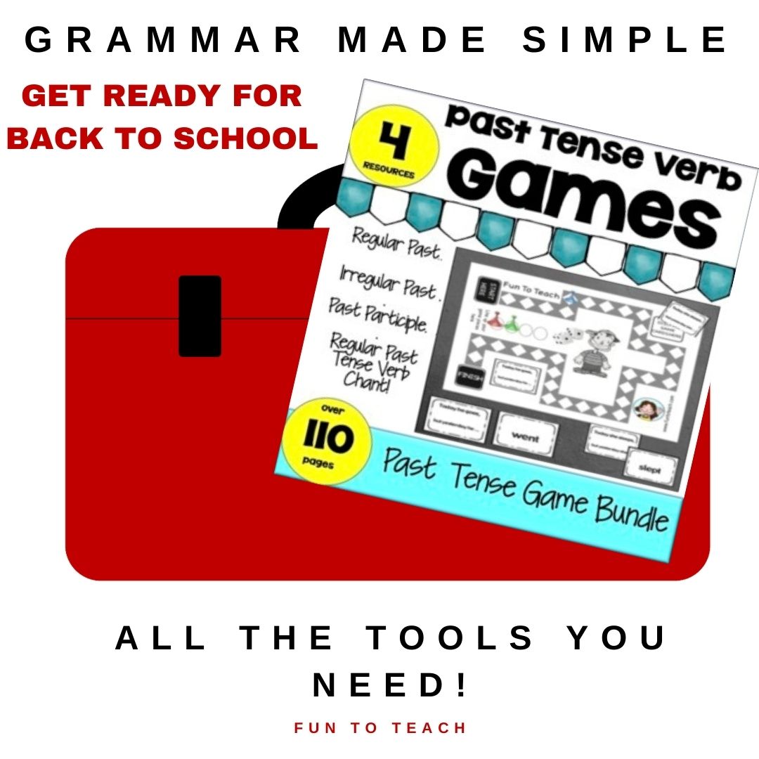 Past Tense Verbs A Fun Guide For Elementary Teachers Fun To Teach Past Tense Verbs A Fun Guide For Elementary Teachers Fun To Teach