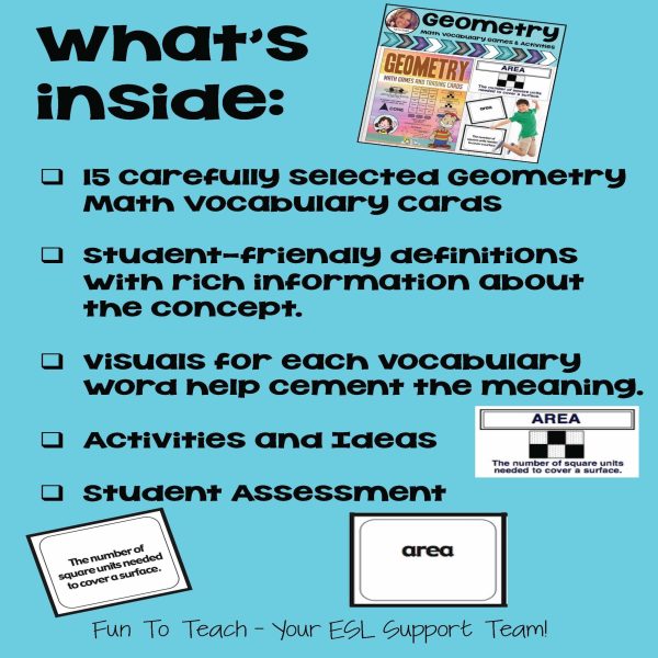 Geometry Vocabulary FUN - Fun to Teach