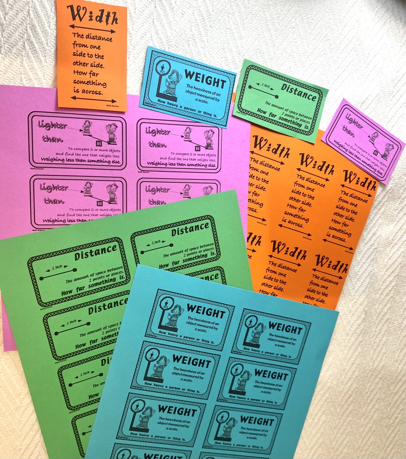 Math Vocabulary Cards & Activities That Help Elementary Students Truly ...