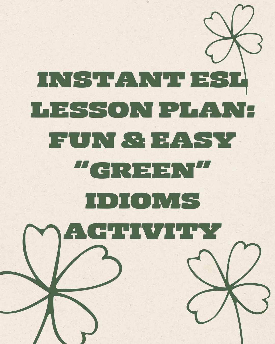 IDIOMS - Fun to Teach